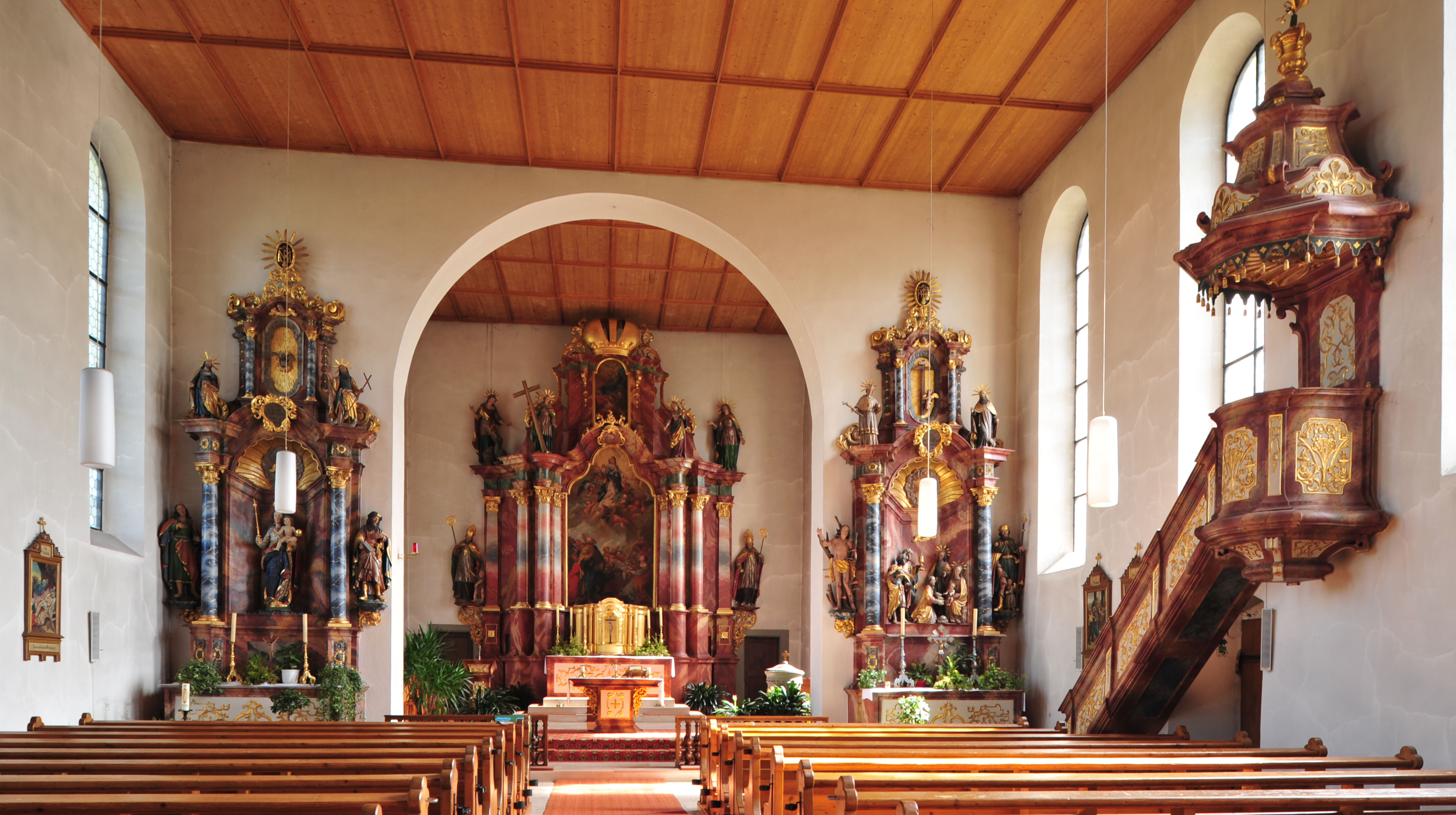 Gemeinde Wutöschingen: Kirche: Maria Himmelfahrt Degernau